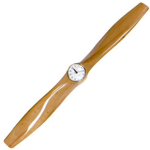 35.5 Inch Wooden Airplane Propeller Wall Clock - Beechwood – Xoar ...